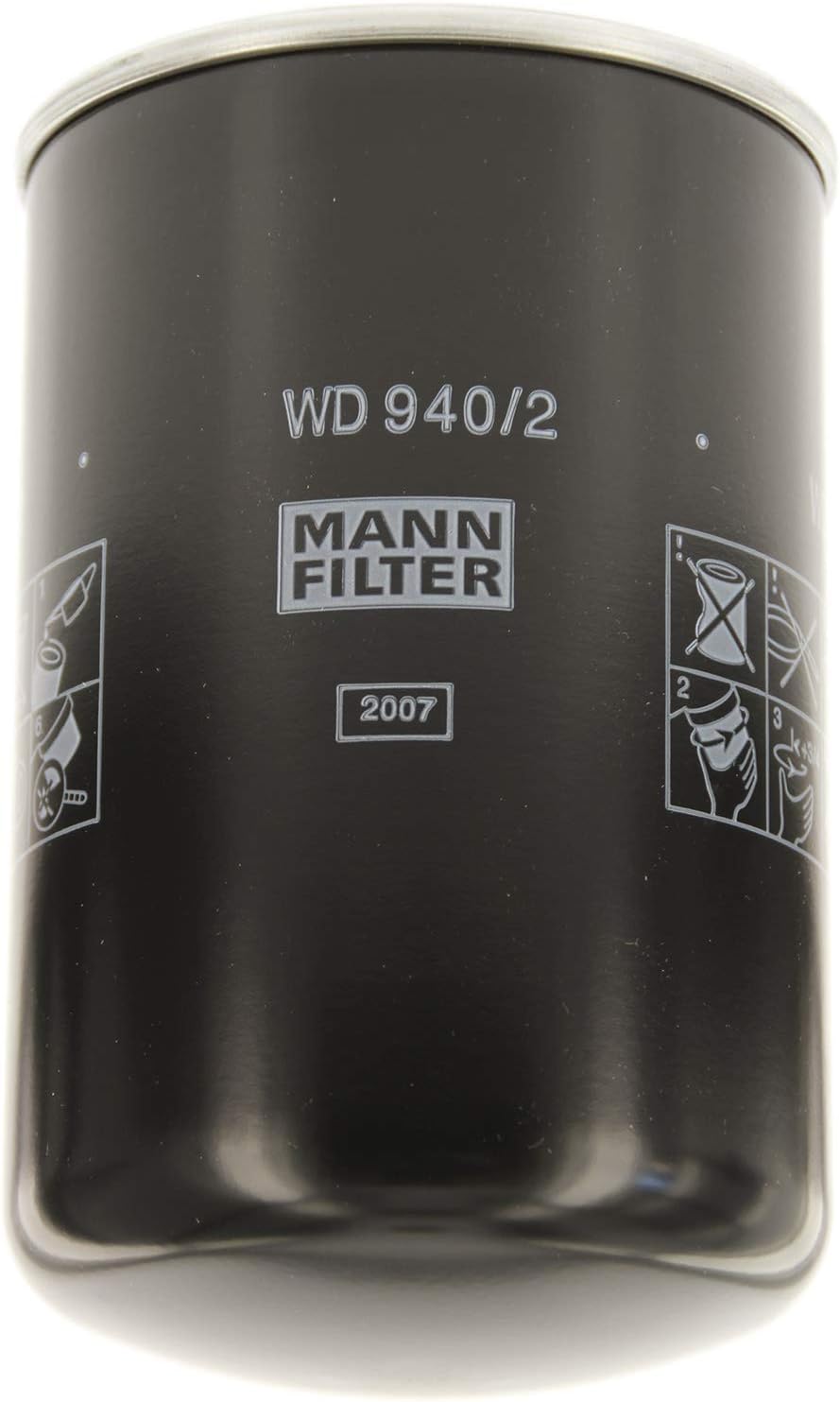 Filter Aftermarket Spin-On Oil Filter | Compatible with MANN WD 940/2 ...