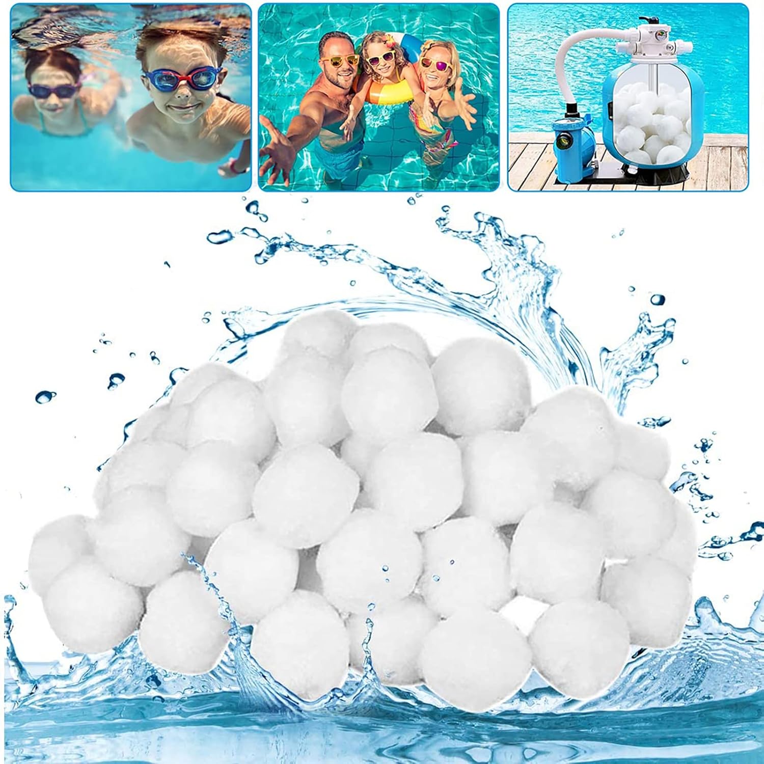 Filter Ball, Swimming Pool Filter Ball, 300G Filter Ball To Replace ...