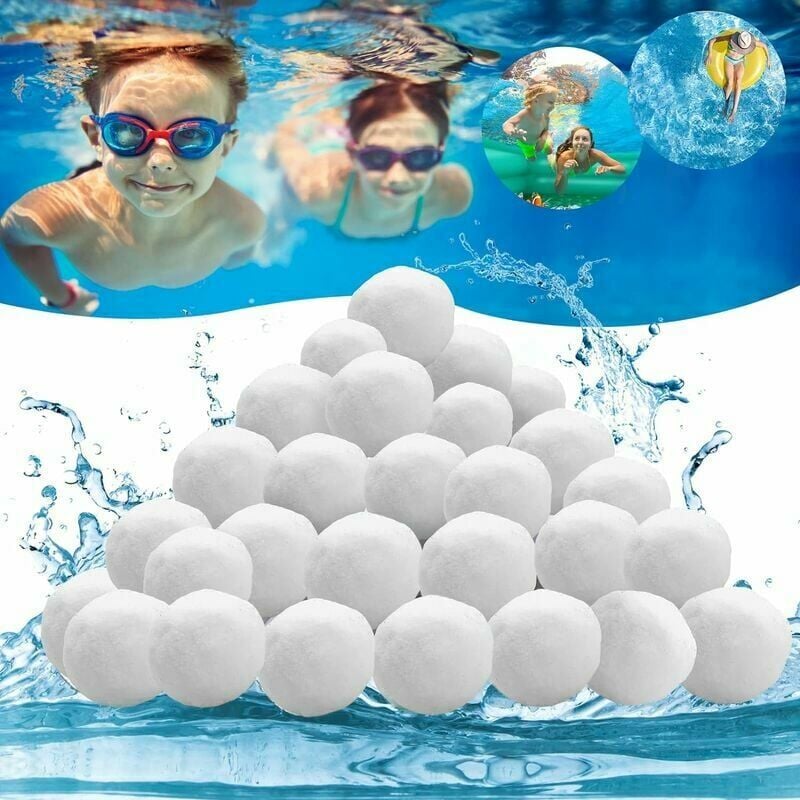 Filter Balls, 800gReusable Filter Balls for Swimming Pool,Replacement ...