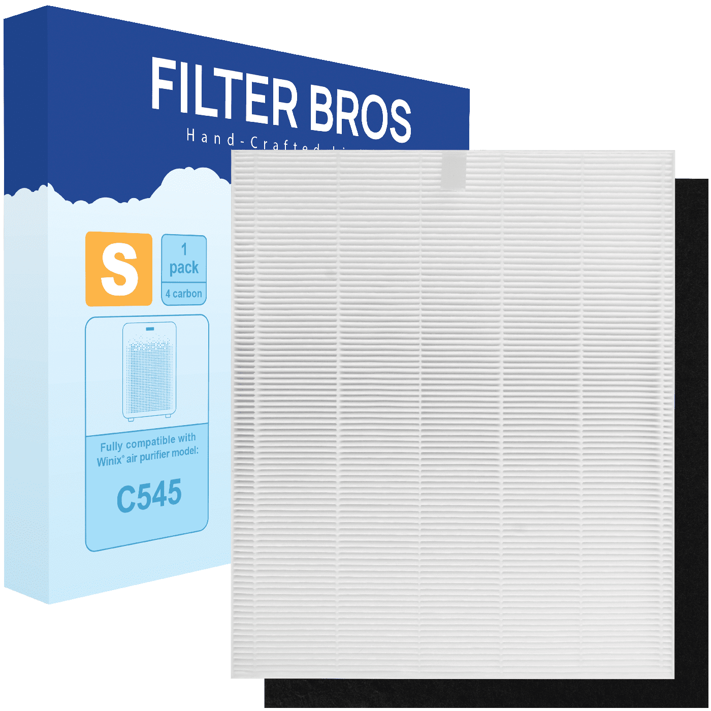 FILTER BROS HAND-CRAFTED LIVING C545 HEPA Filter Replacement for Winix ...