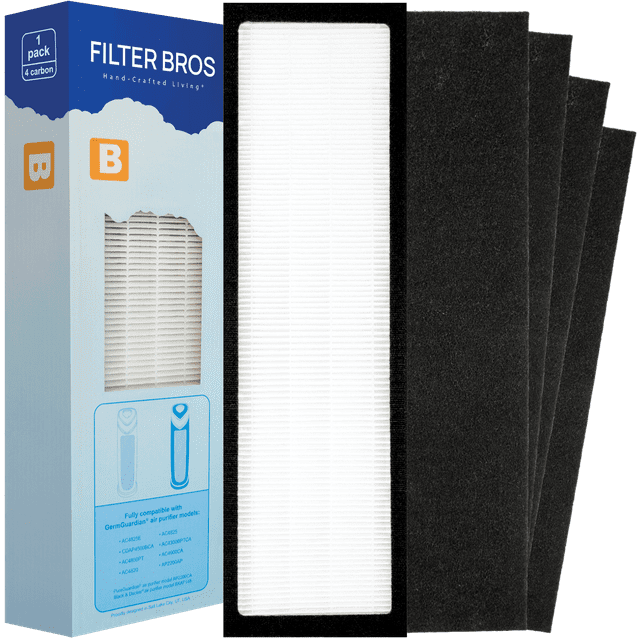 Filter Bros HEPA Filter B Replacement Compatible With GermGuardian ...