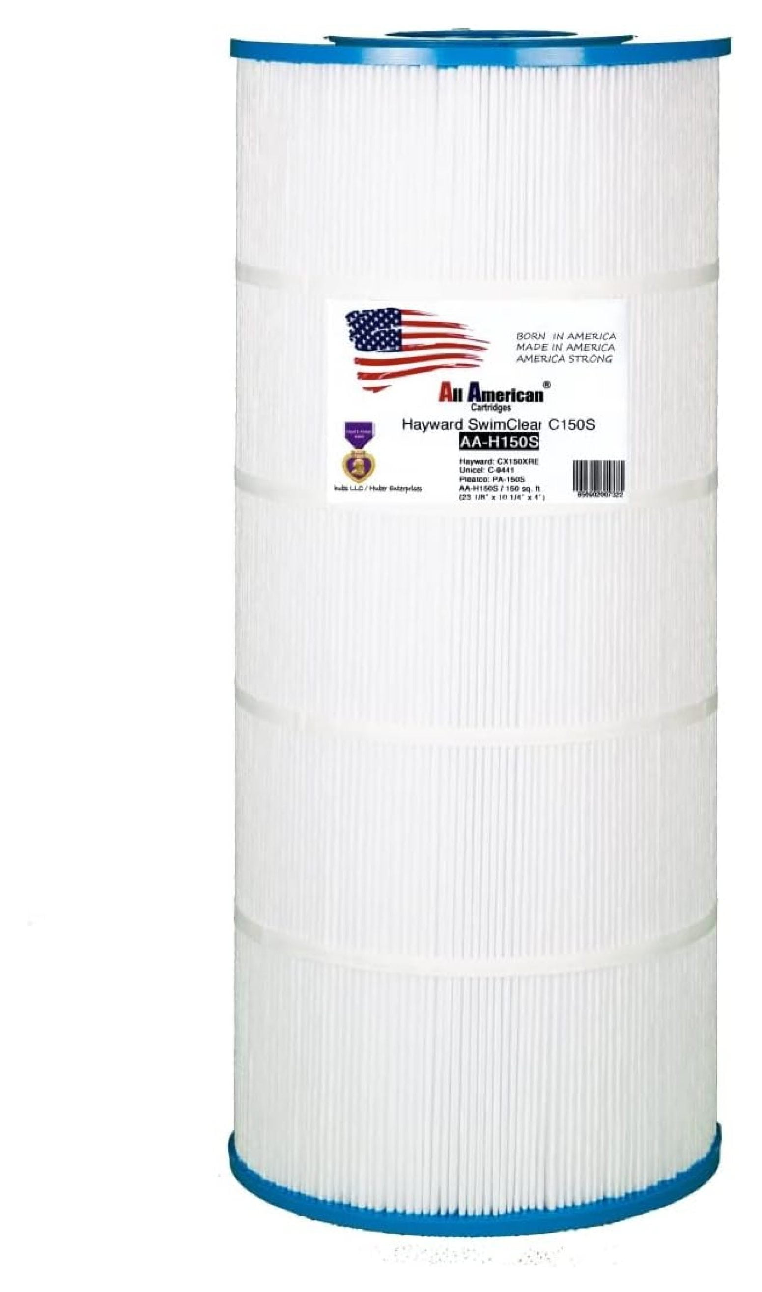 Filter CARTRIDGES C9441 150 sq. ft. Hayward C150S Pool Filter Cartridge ...