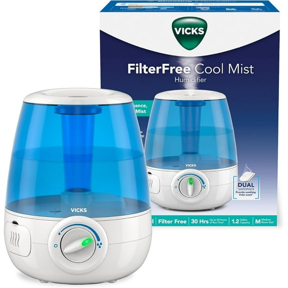 Filter-Free Ultrasonic Humidifier, Recommended by Pediatricians*, 1.2 ...