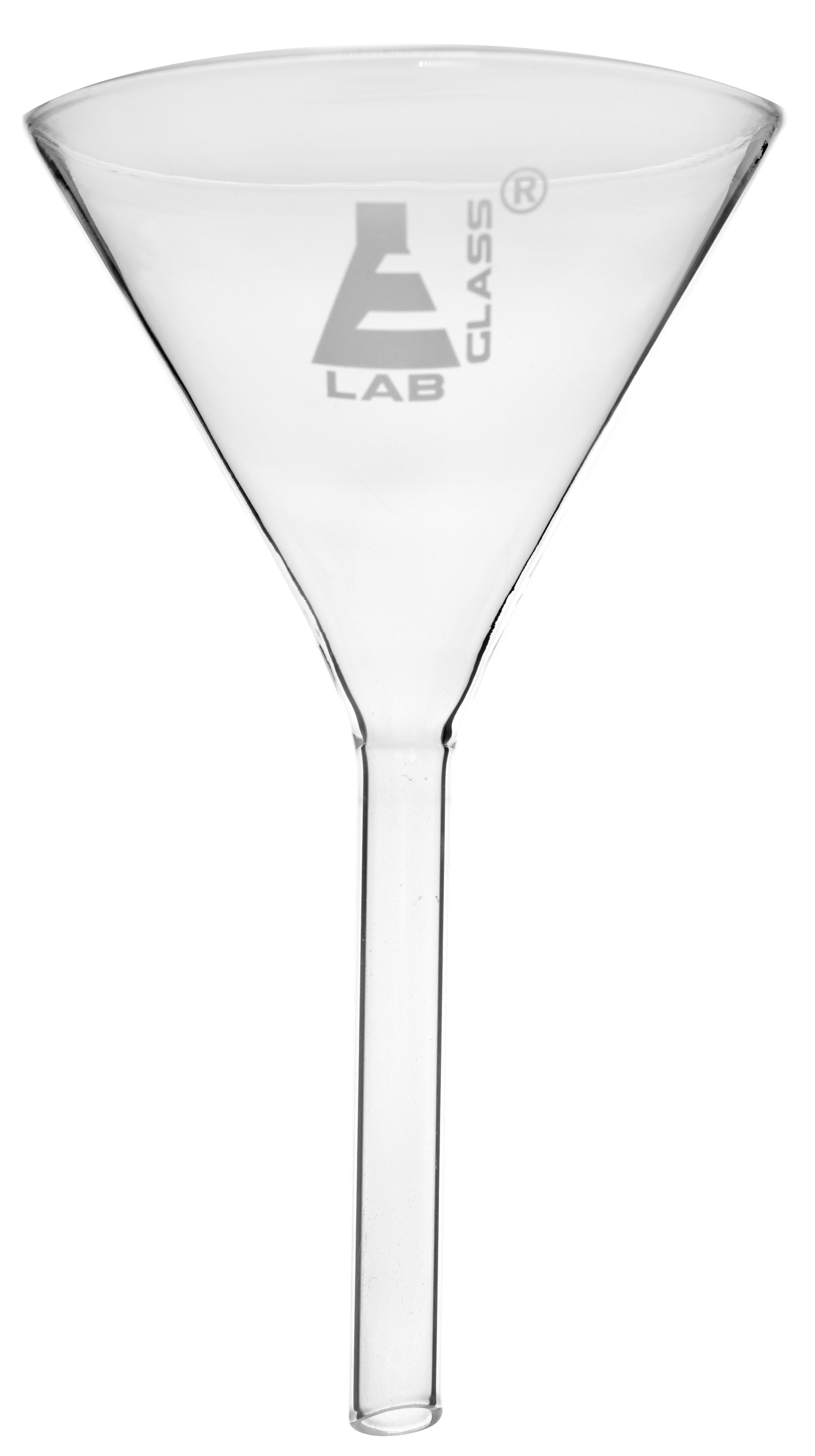 Filter Funnel, 125mm - 60? Angle - Plain Stem, 16mm - Borosilicate ...