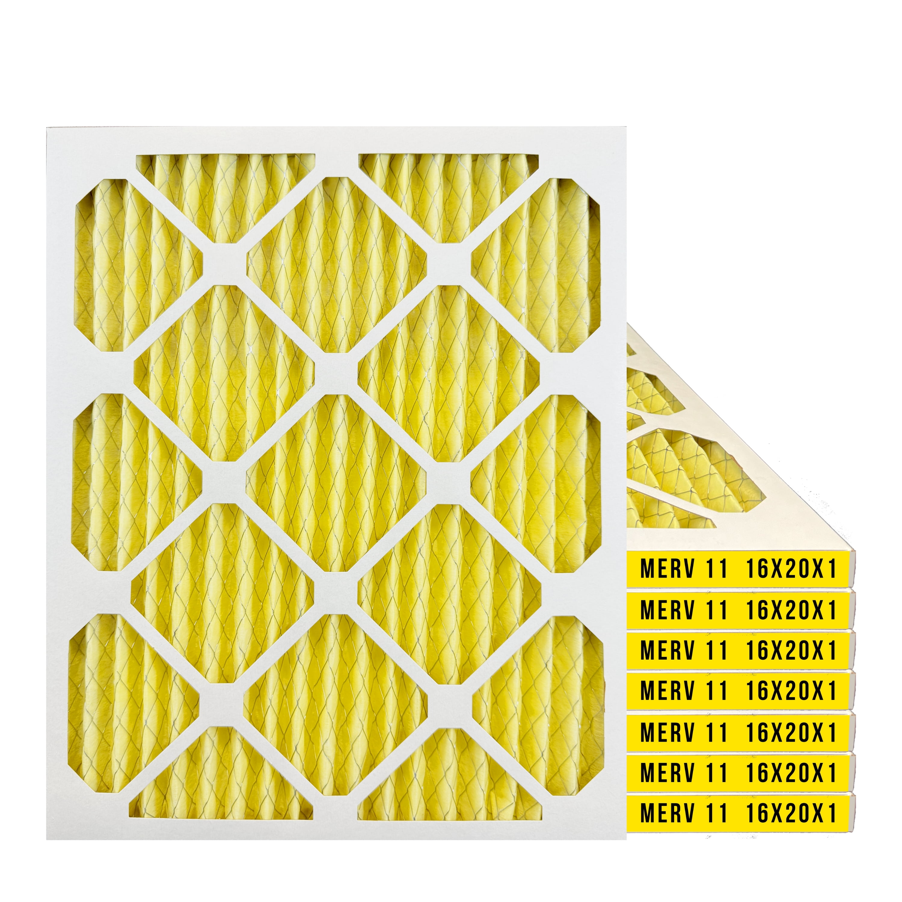 Filter-Monster 16x20x1 Enhanced Allergen Defense MERV 11 Pleated HVAC ...