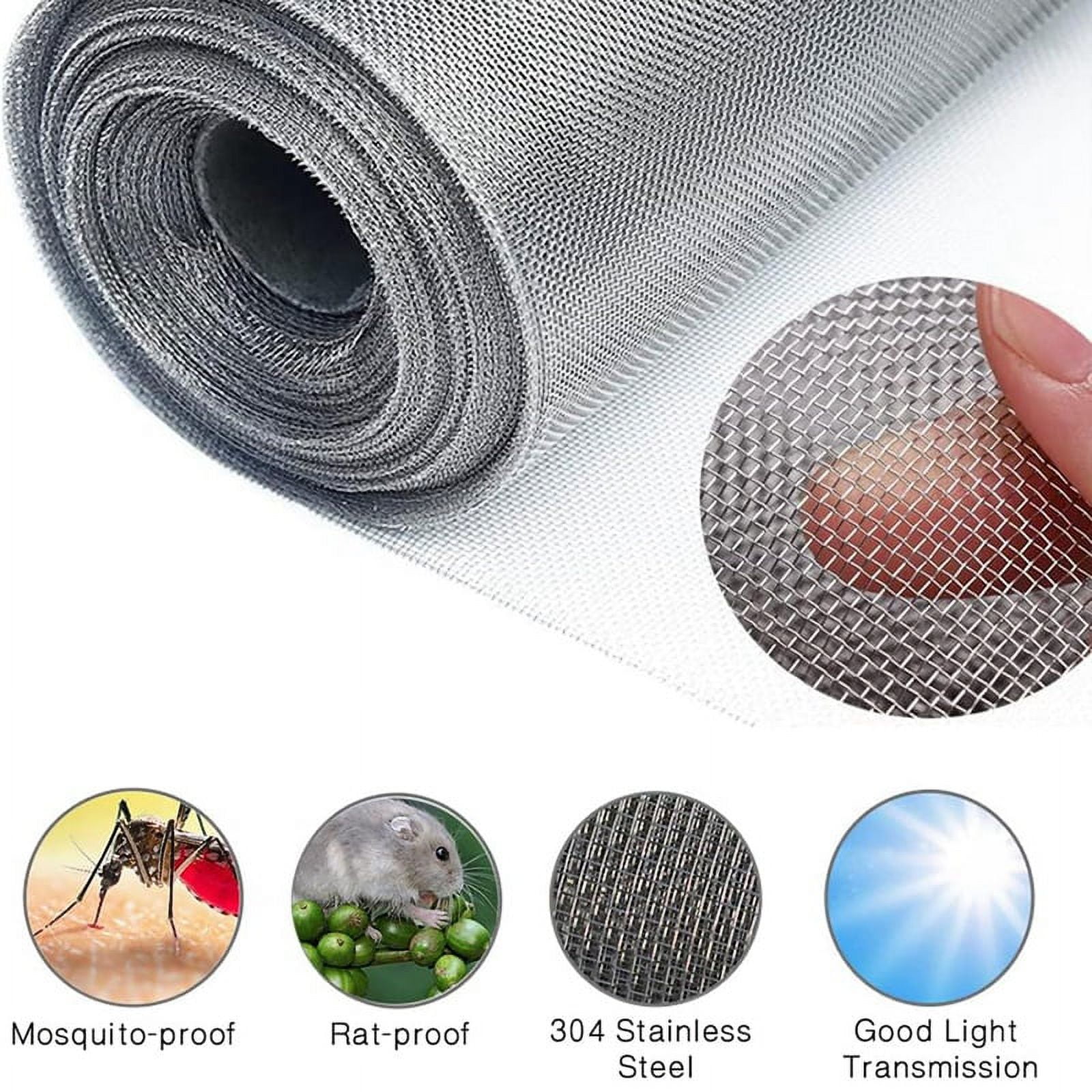 Filter Screen Sheets Stainless Steel Air Vent Mesh Cover Wire Roll ...