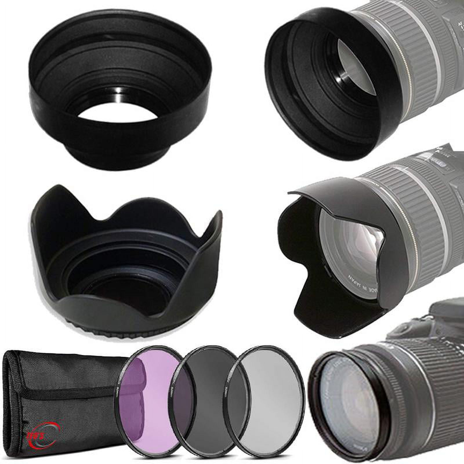 Filter Set and Hoods for Nikon 50mm f/1.8D Lens, 50mm f/1.4D, 40mm f/2 ...