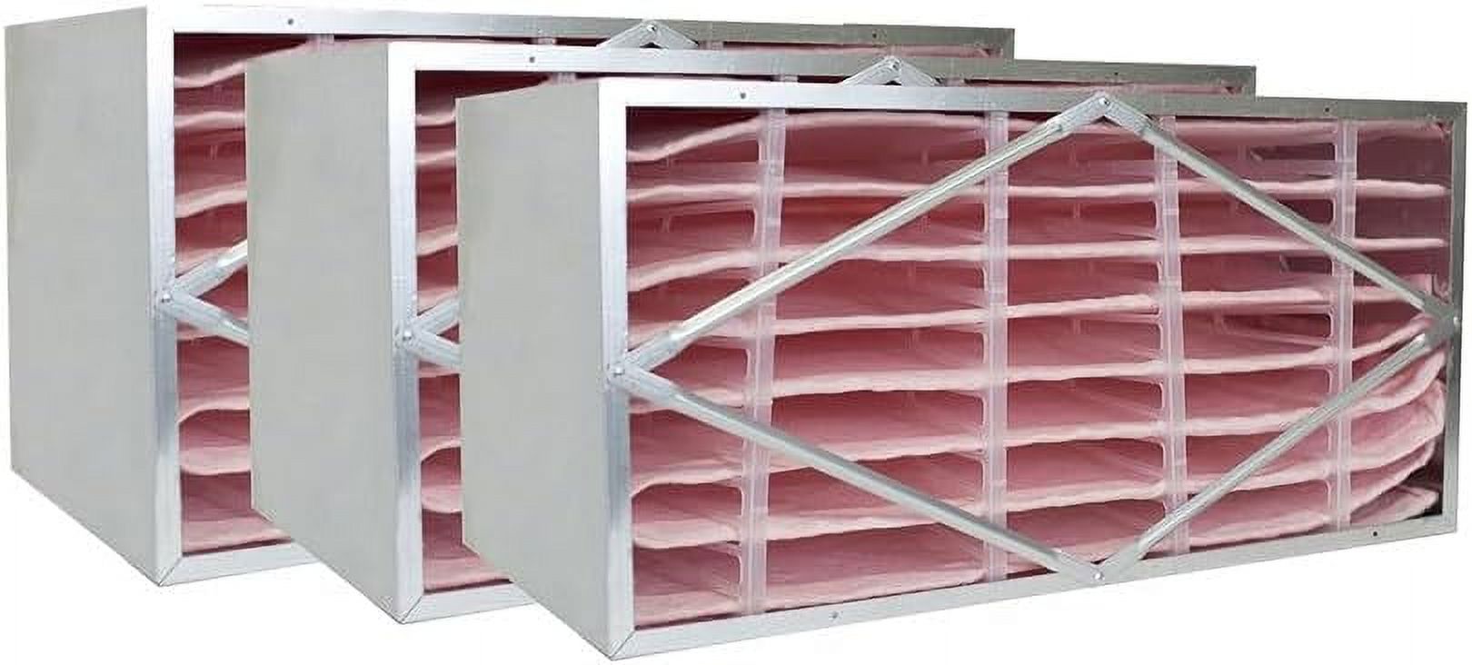 Filterbuy 12x24x6 Air Filter MERV 11, No Header Rigid Cell Box Filters ...