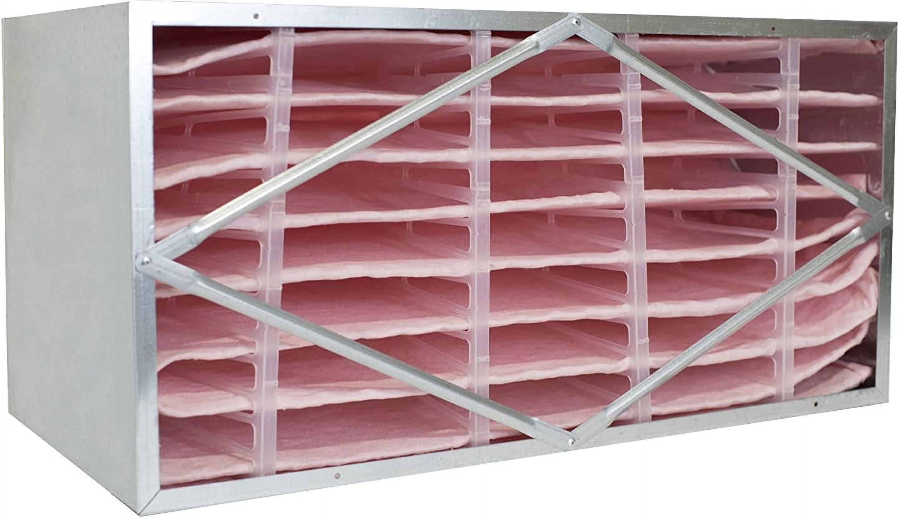 Filterbuy 12x24x6 MERV 11 No Header, Rigid Cell Box Filters HVAC ...