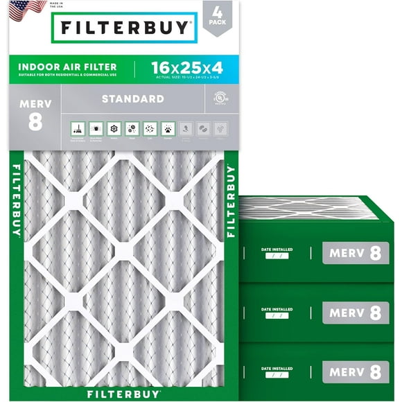FilterBuy Air FIlters in Furnace Air Filters - Walmart.com