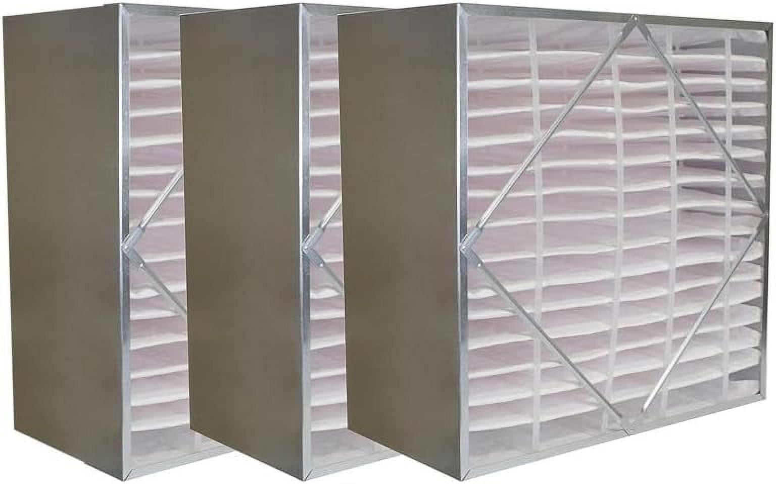 Filterbuy 20x20x12 Air Filter MERV 13, No Header Rigid Cell Box Filters ...