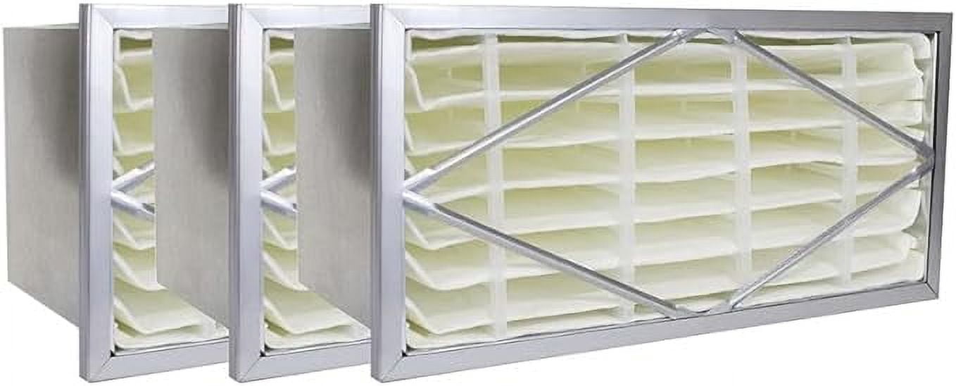 Filterbuy 20x20x12 Air Filter MERV 14, Header Rigid Cell Filters HVAC ...