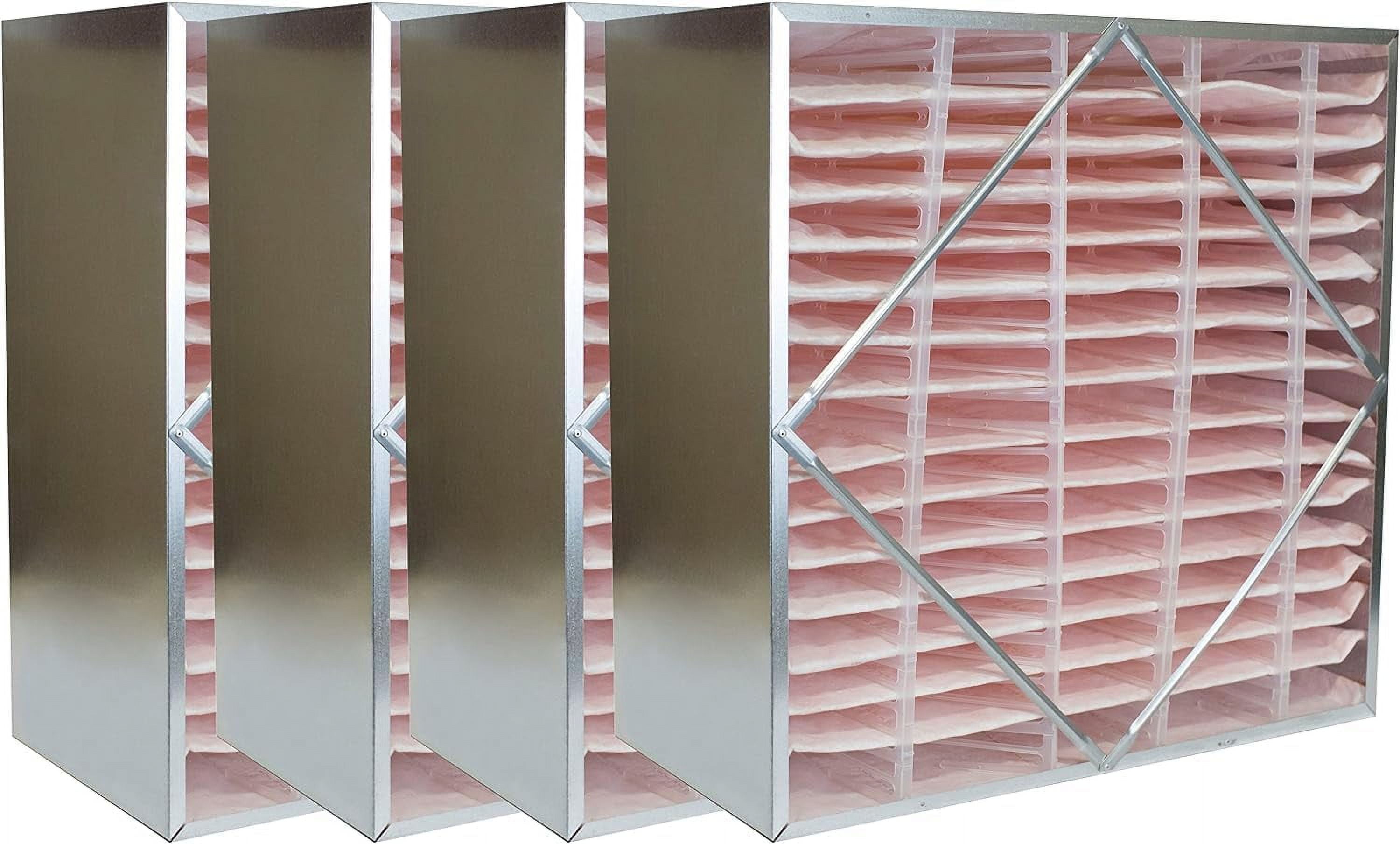 Filterbuy 20x20x12 MERV 11 (MPR 1200) No Header, Rigid Cell Box Filters ...