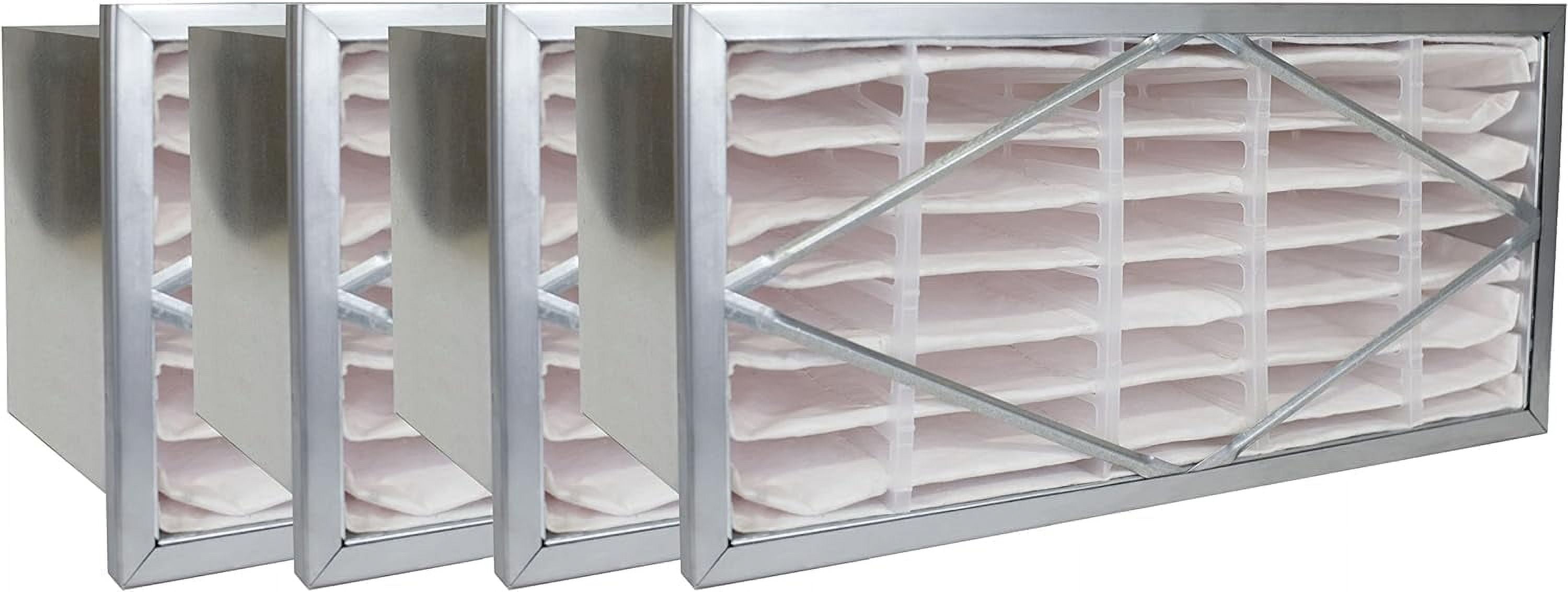 Filterbuy 20x20x12 MERV 13 Header, Rigid Cell Filters HVAC Replacement ...