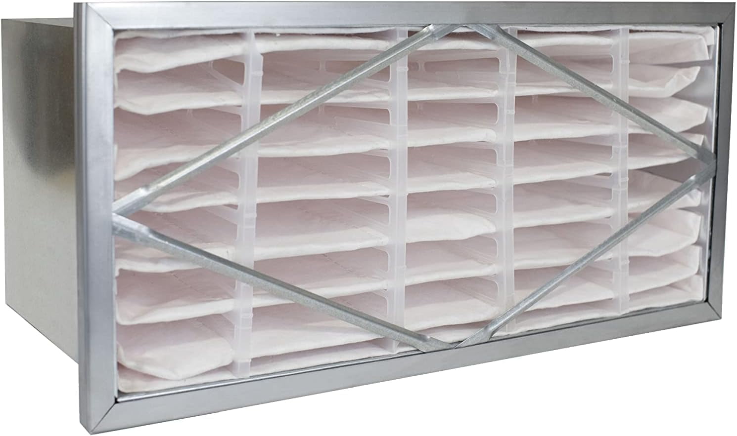 Filterbuy 20x20x6 Air Filter MERV 13, Header Rigid Cell Filters HVAC ...