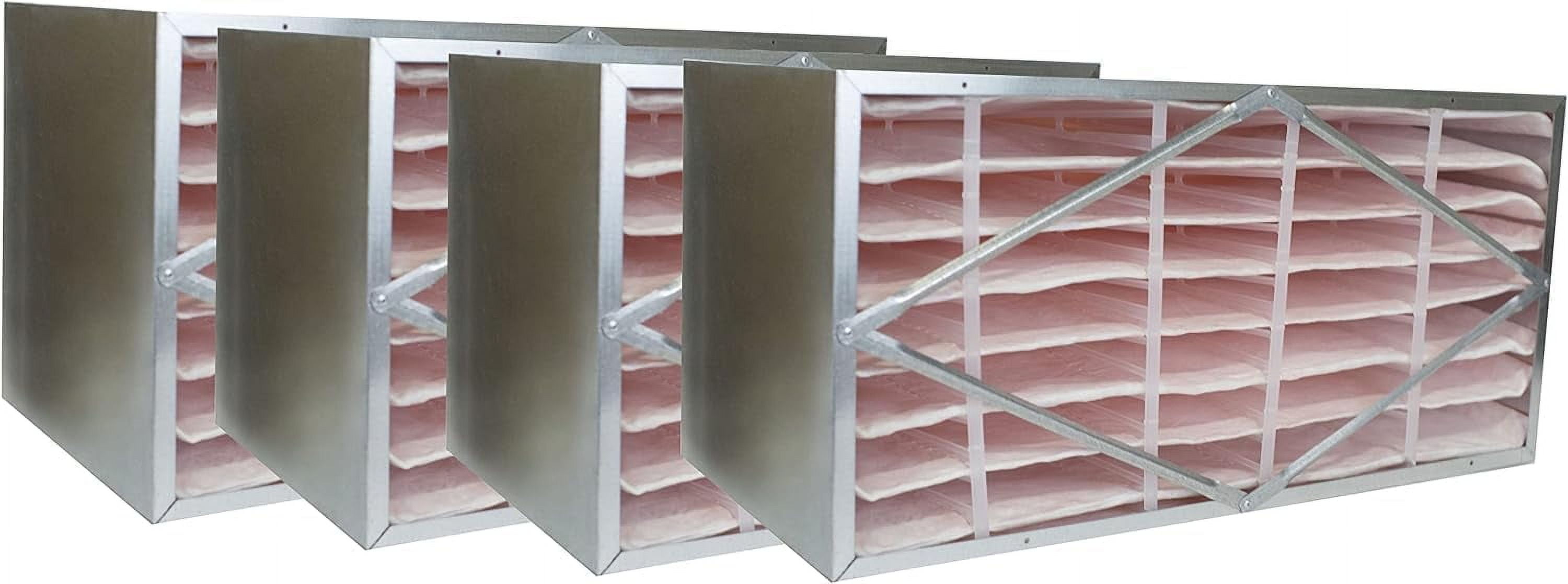 Filterbuy 20x24x12 MERV 13 No Header, Rigid Cell Box Filters HVAC ...