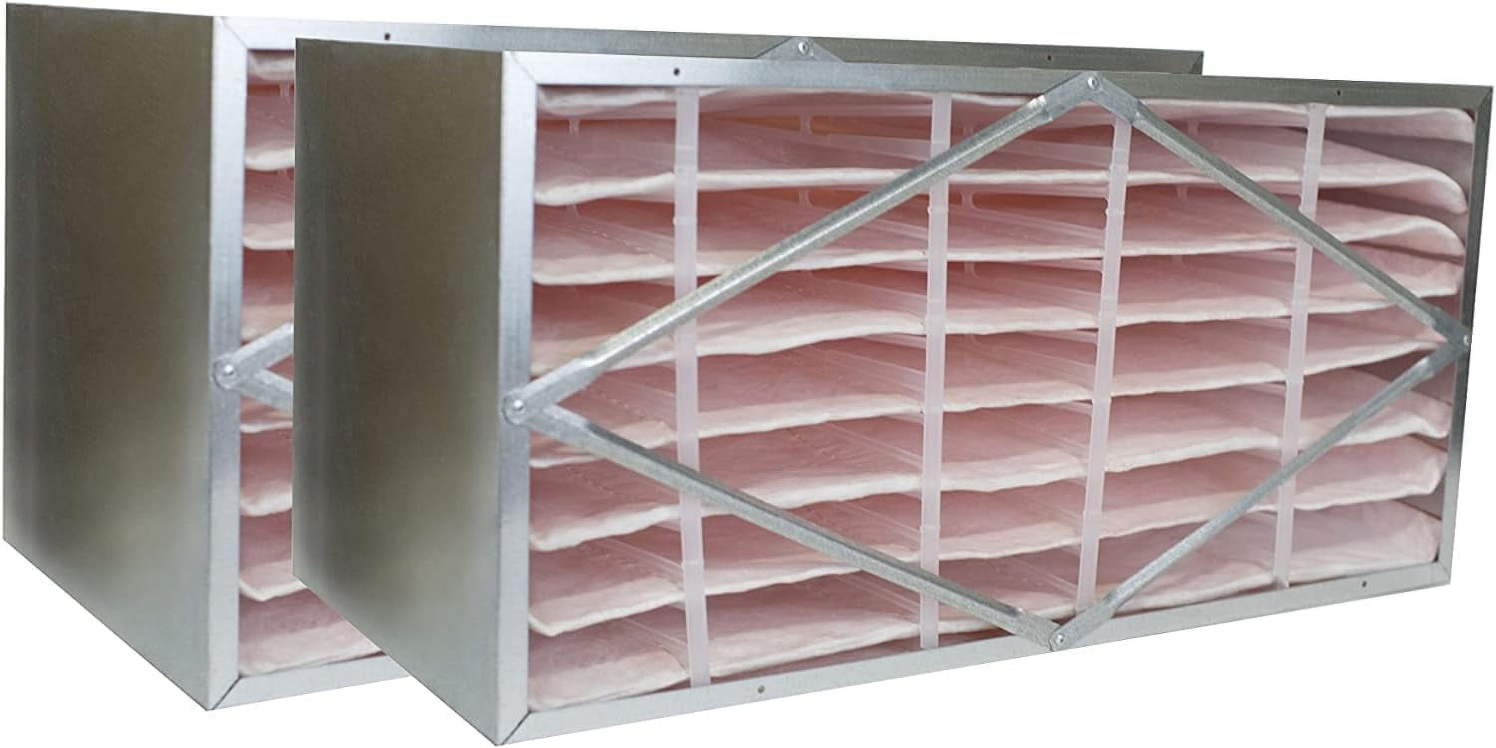 Filterbuy 20x24x6 MERV 13 No Header, Rigid Cell Box Filters HVAC ...