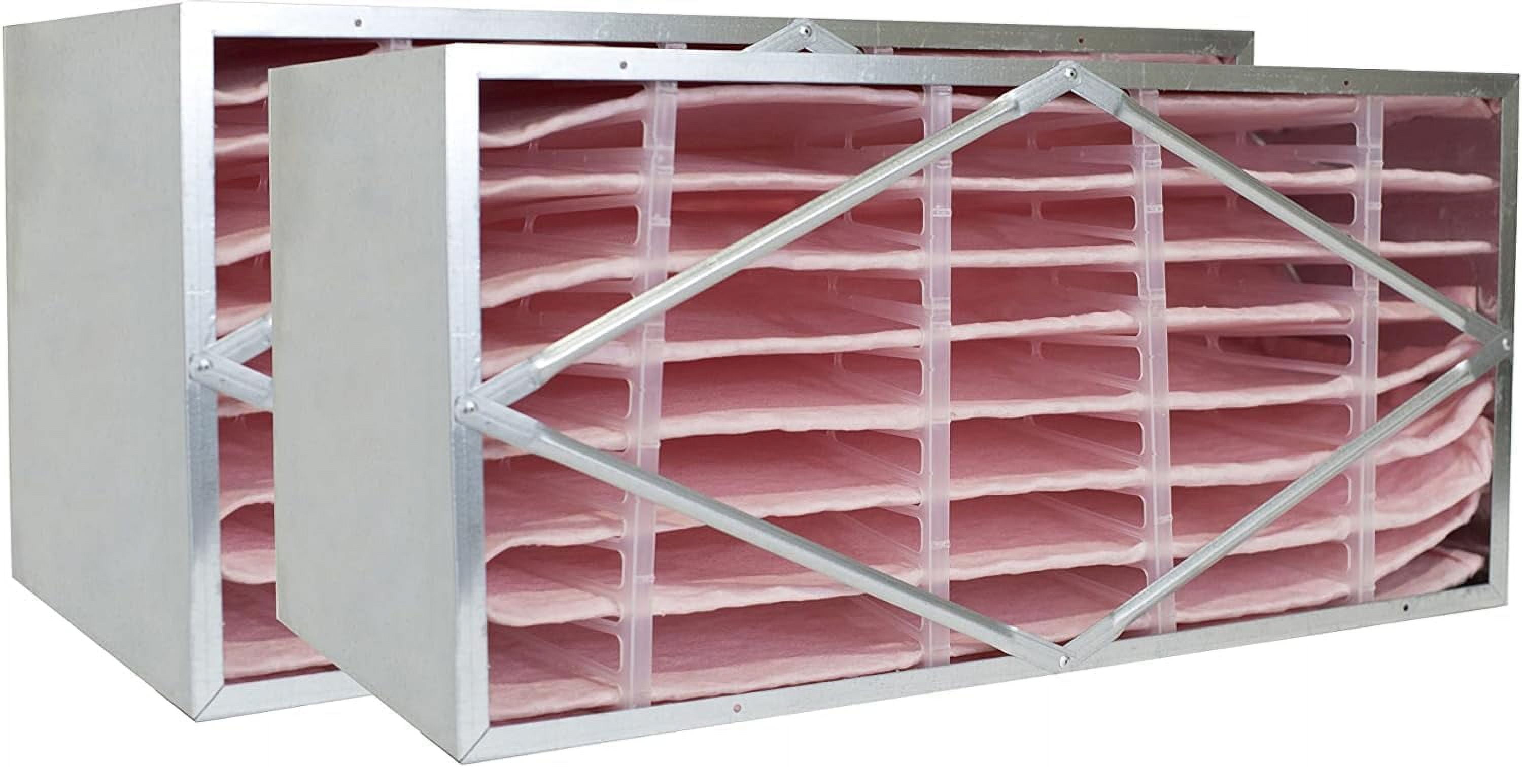 Filterbuy 20x24x6 MERV 11 No Header, Rigid Cell Box Filters HVAC ...