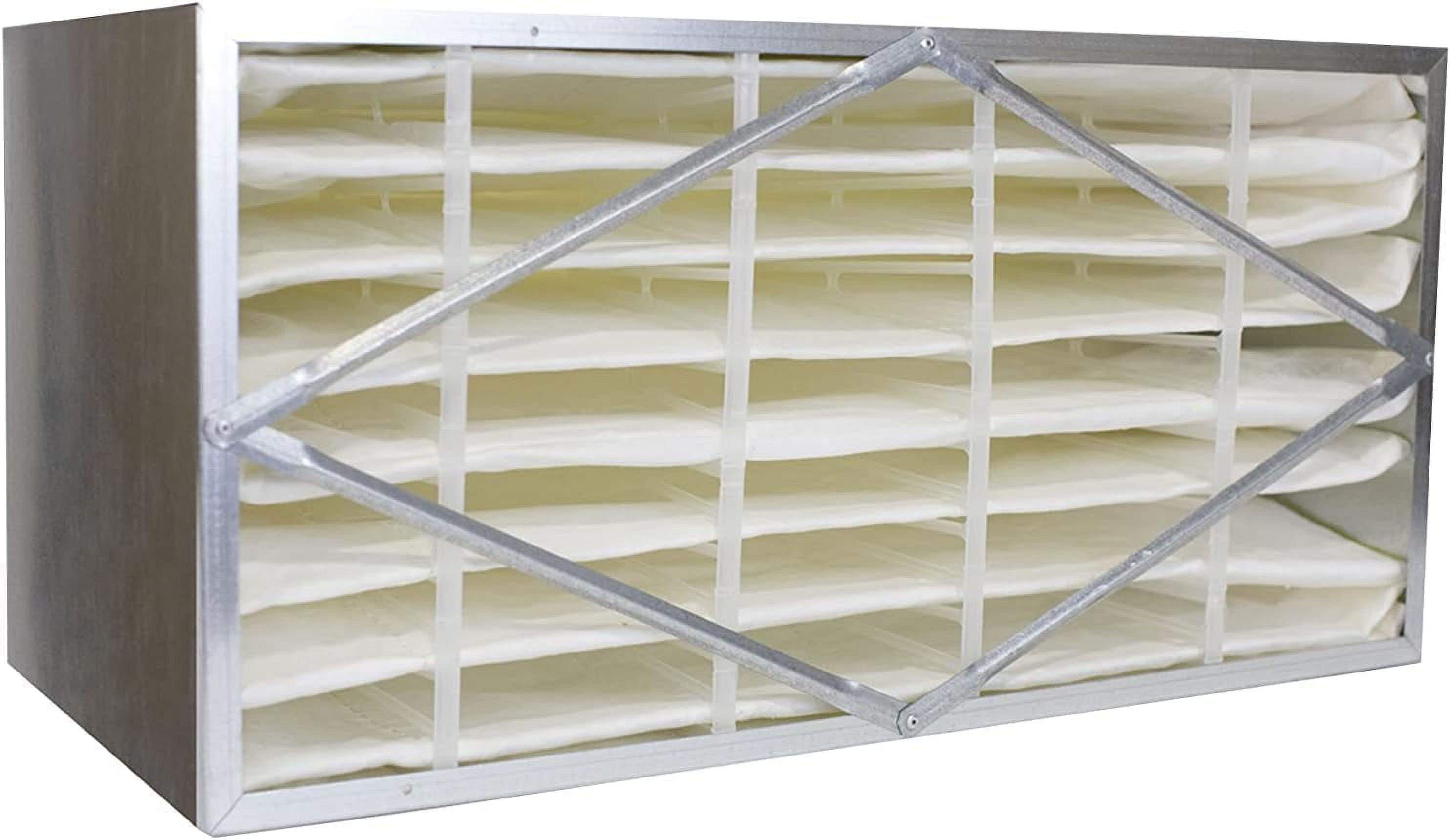 Filterbuy 20x24x6 MERV 14 No Header, Rigid Cell Box Filters HVAC ...