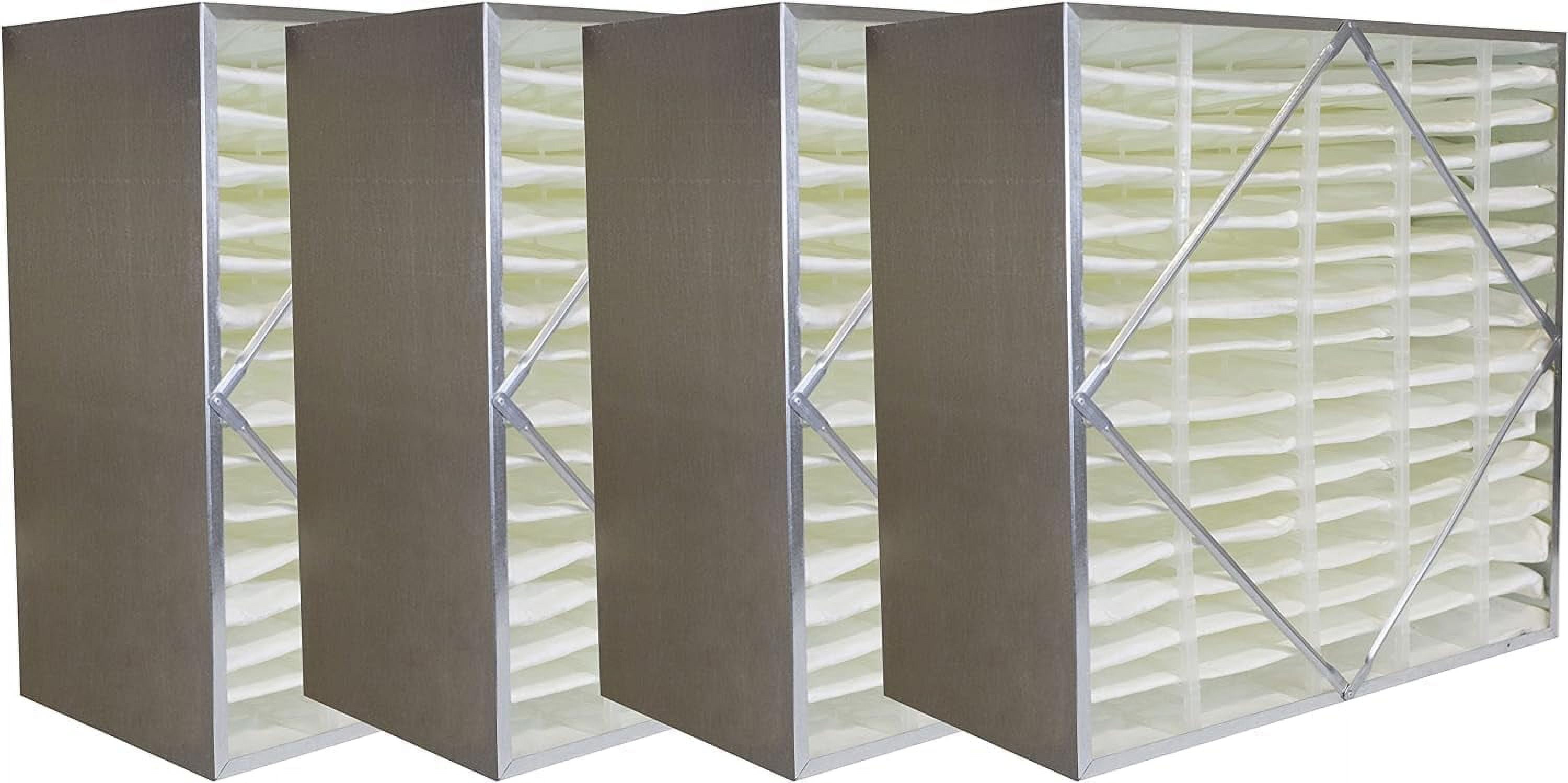 Free Shipping! Filterbuy 24x24x12 Air Filter MERV 14, No Header Rigid ...