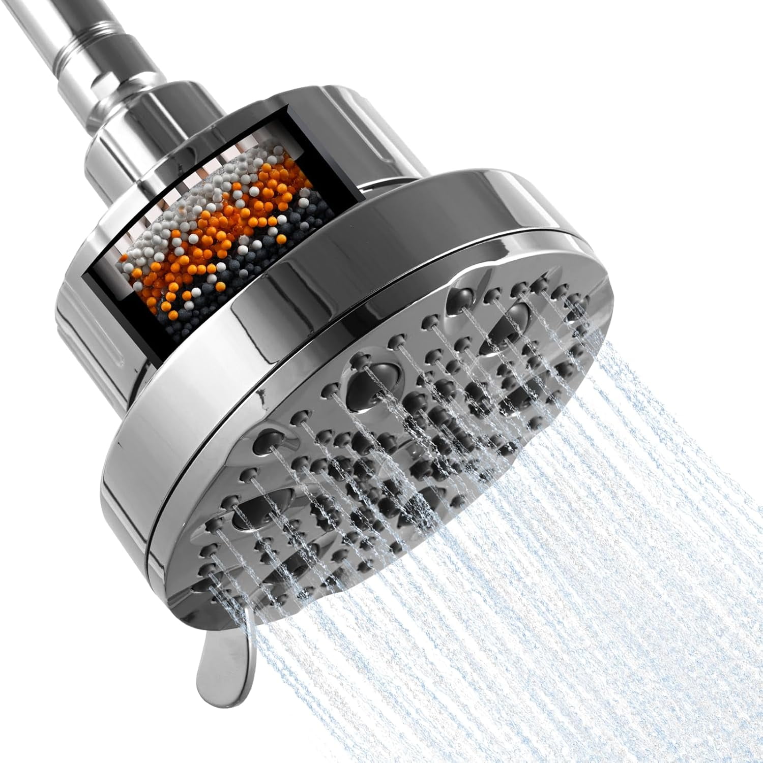 Filtered Shower , 20 Stage Shower Filter for Hard Water with Pause Mode, 9 Modes High Shower ...