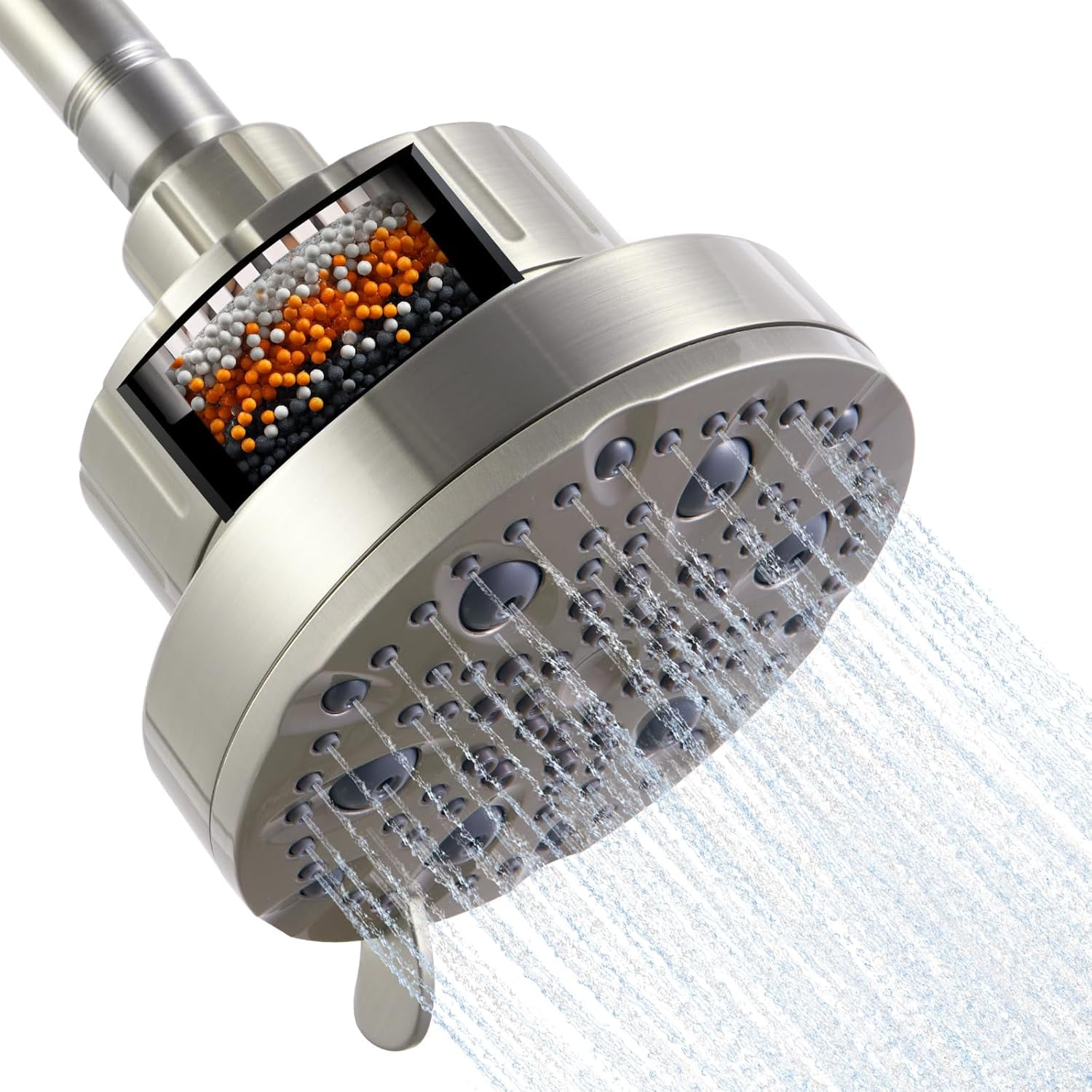 Filtered Shower Head, 20 Stage Shower Filter Head for Hard Water with ...