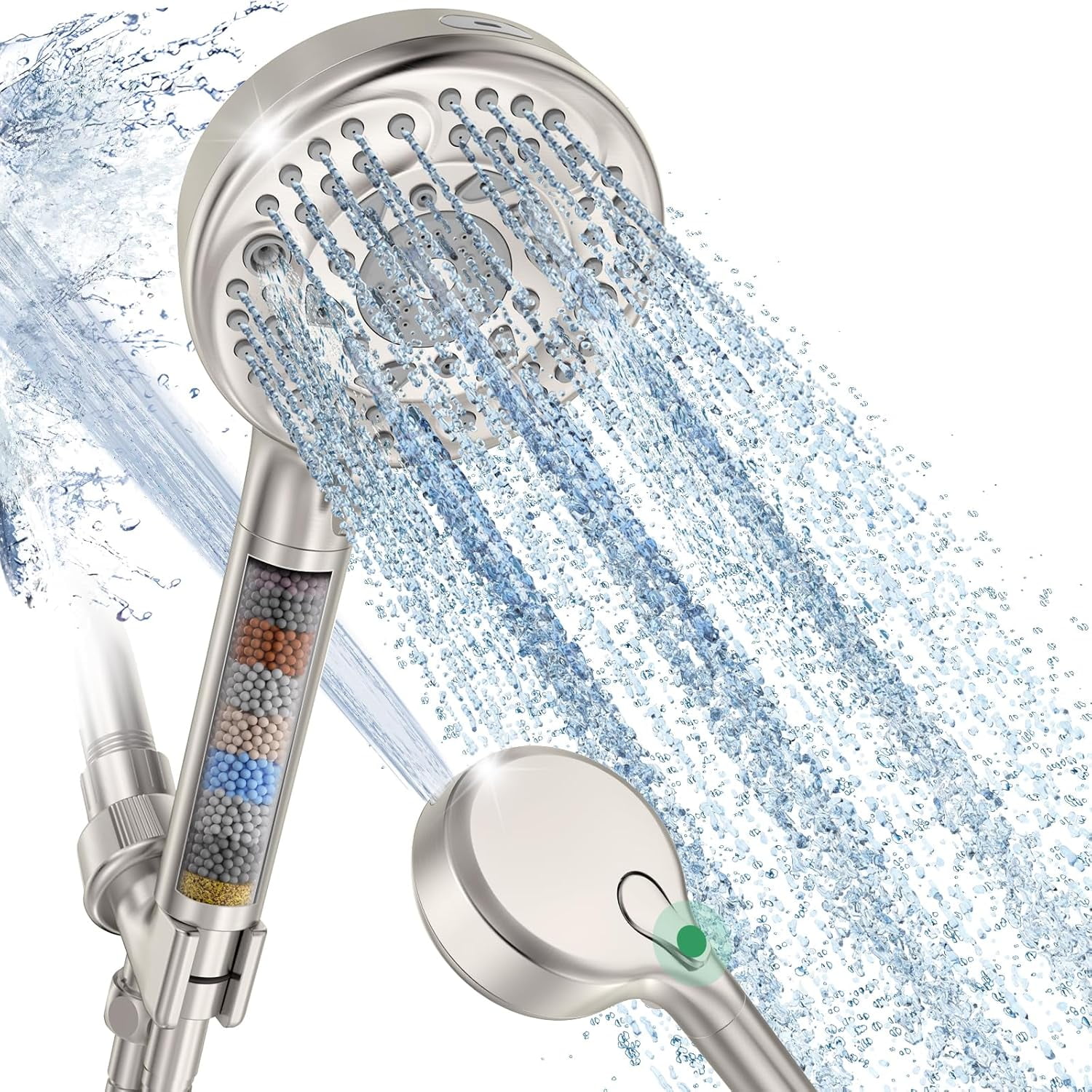 Filtered Shower Head with Handheld, 9 Modes Showerhead & Handheld ...