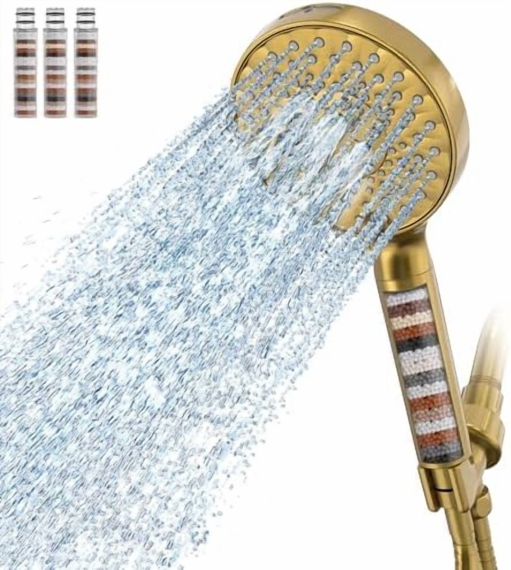 Filtered Shower Head with Handheld High Pressure 9 Spray Mode ...
