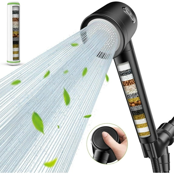 Filtered Shower Head with Handheld, High Pressure Shower Heads with 3 ...
