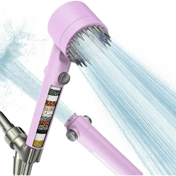Filtered Shower Head with Handheld, High Pressure Water Flow and ...