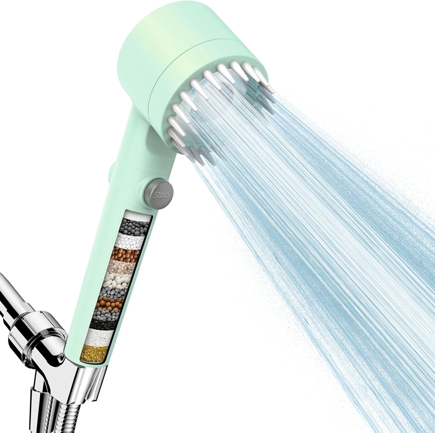 Filtered Shower Head with Handheld, High Pressure Water Flow and ...