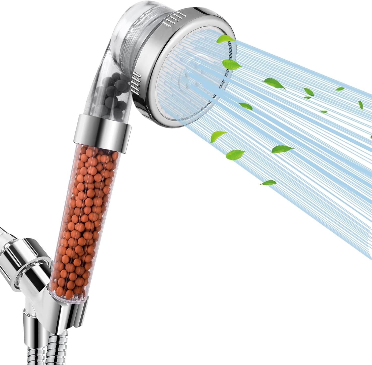 Filtered Shower Head for Hard Water, High Pressure 3 Modes Shower Heads ...
