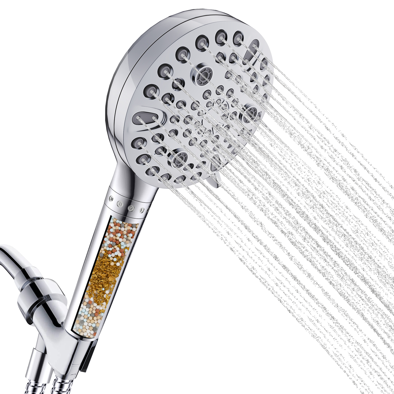 Fimeskey Bathroom Products Handheld Detachable Showers Heads Filter