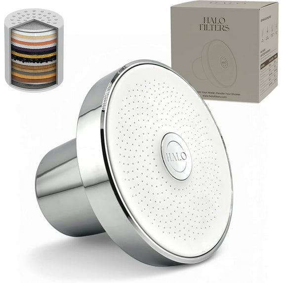 Filtered Shower Head - High Pressure Showerhead Filter for Hard Water ...