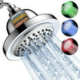 Filtered Shower Head with LED Color Changing, 7 Modes High Pressure ...