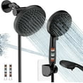 Filtered Shower with Handheld Combo,High Rain Shower Heads,Double Dual ...
