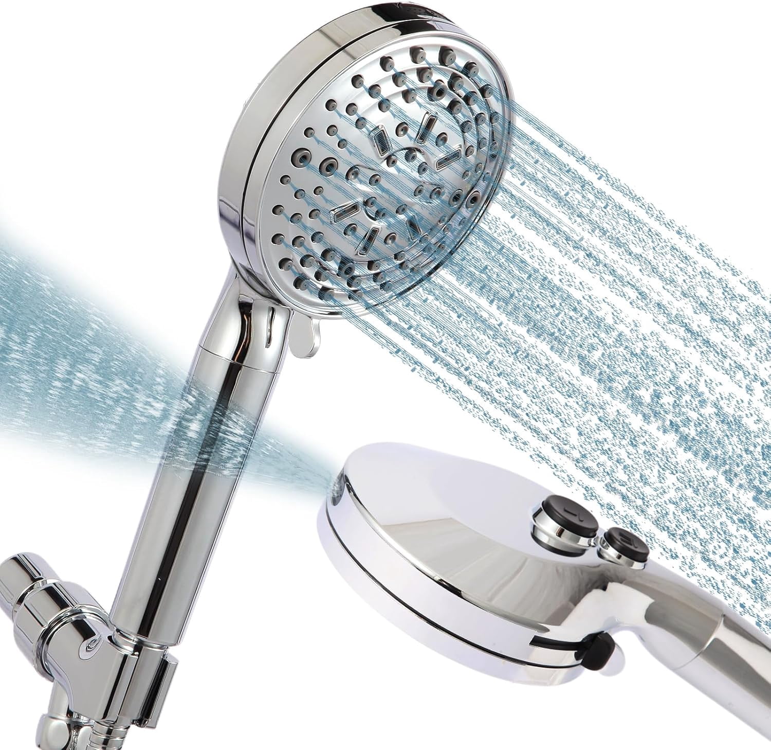 Filtered Shower with Handheld, adjustable water size, Multi-Mode Drops ...