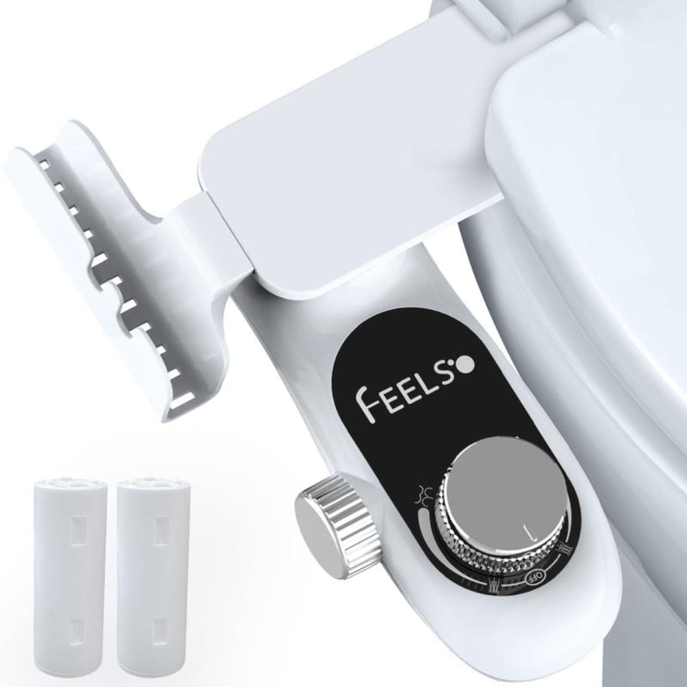 Filtered Toilet Bidet Attachment,3 Modes Adjustable Non-Electric Fresh ...