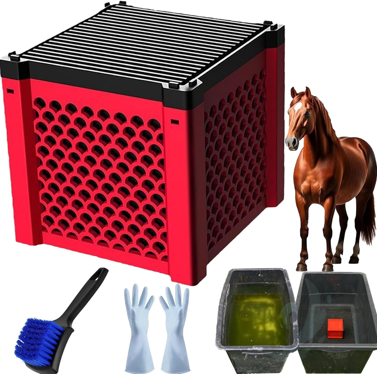 Filternatur Horse Water Trough Filter, Purecube 2.0 - for Cleaning Your ...