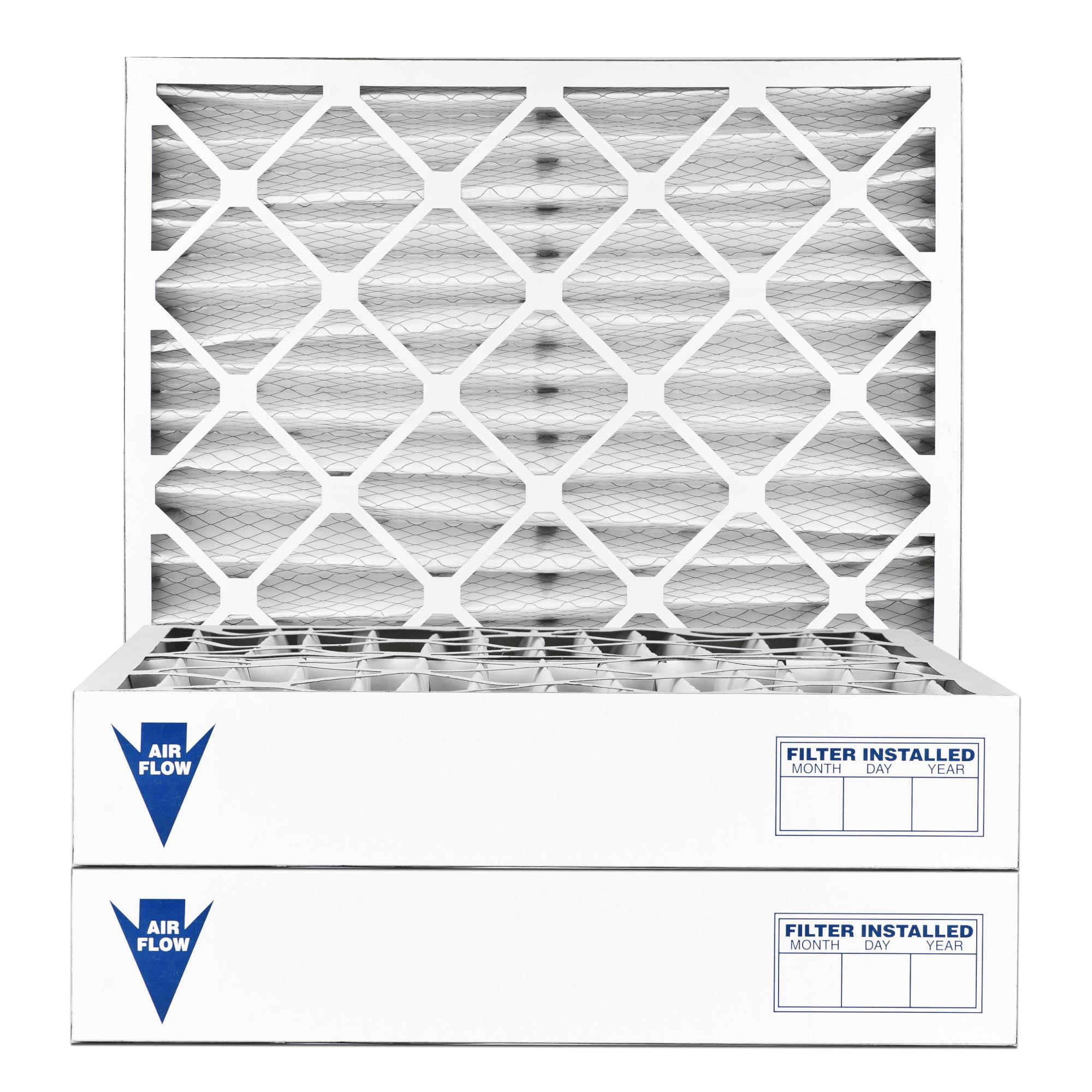 Filters Fast 20x20x4 Pleated Air Filter MERV 8, 4 AC Furnace Air ...