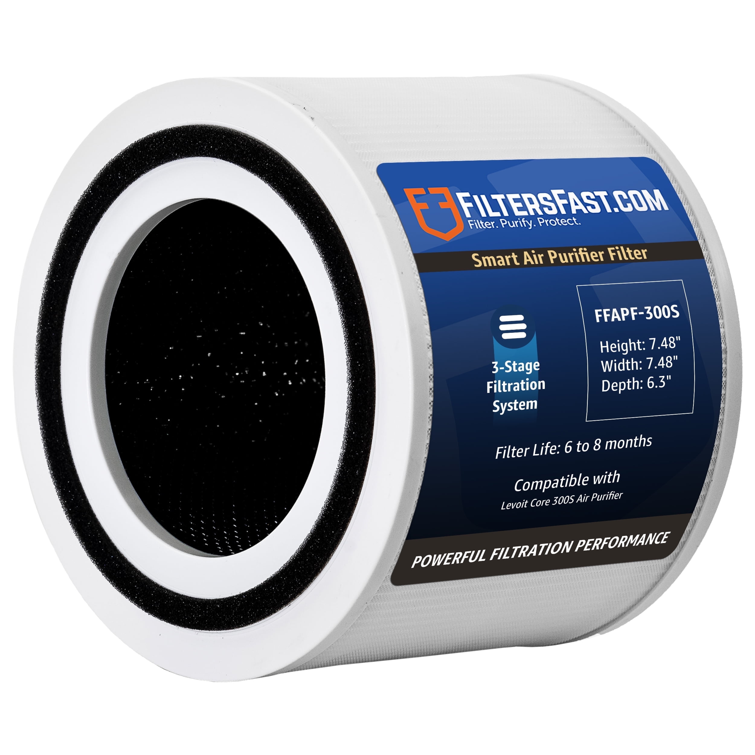 Filters Fast® FFAPF-300S Replacement Filter for Levoit Core 300S ...