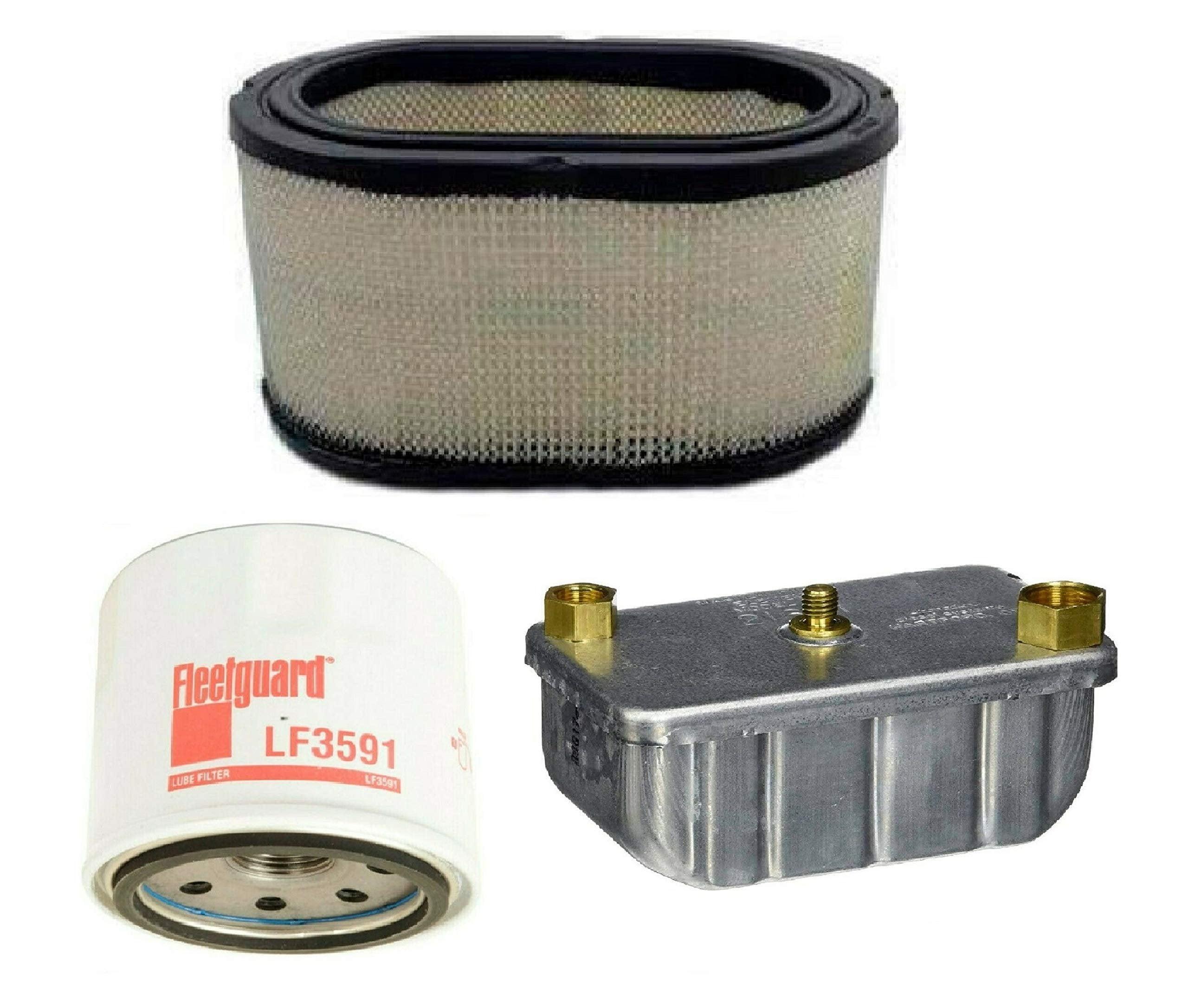 Filters Kit Fleetguard AF27906, LF3591, FF236 for Cummins Onan Quiet ...