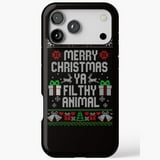 Filthy Animal Funny Sweater Case for iPhone 11 12 13 14 15 16 17 Pro ...
