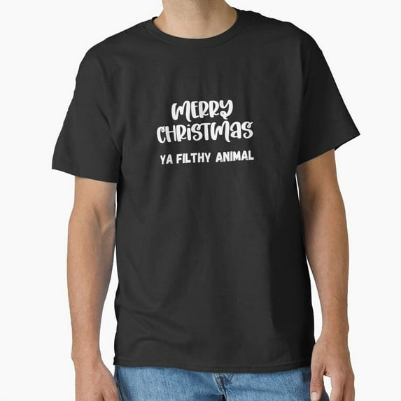 Filthy Animals Funny Home Alone Christmas - Everyday Gift H6691 T-Shirt ...