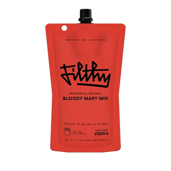 Filthy Bloody Mary Mix, Made from Real Tomatoes, Travel-Friendly, 32 Oz ...