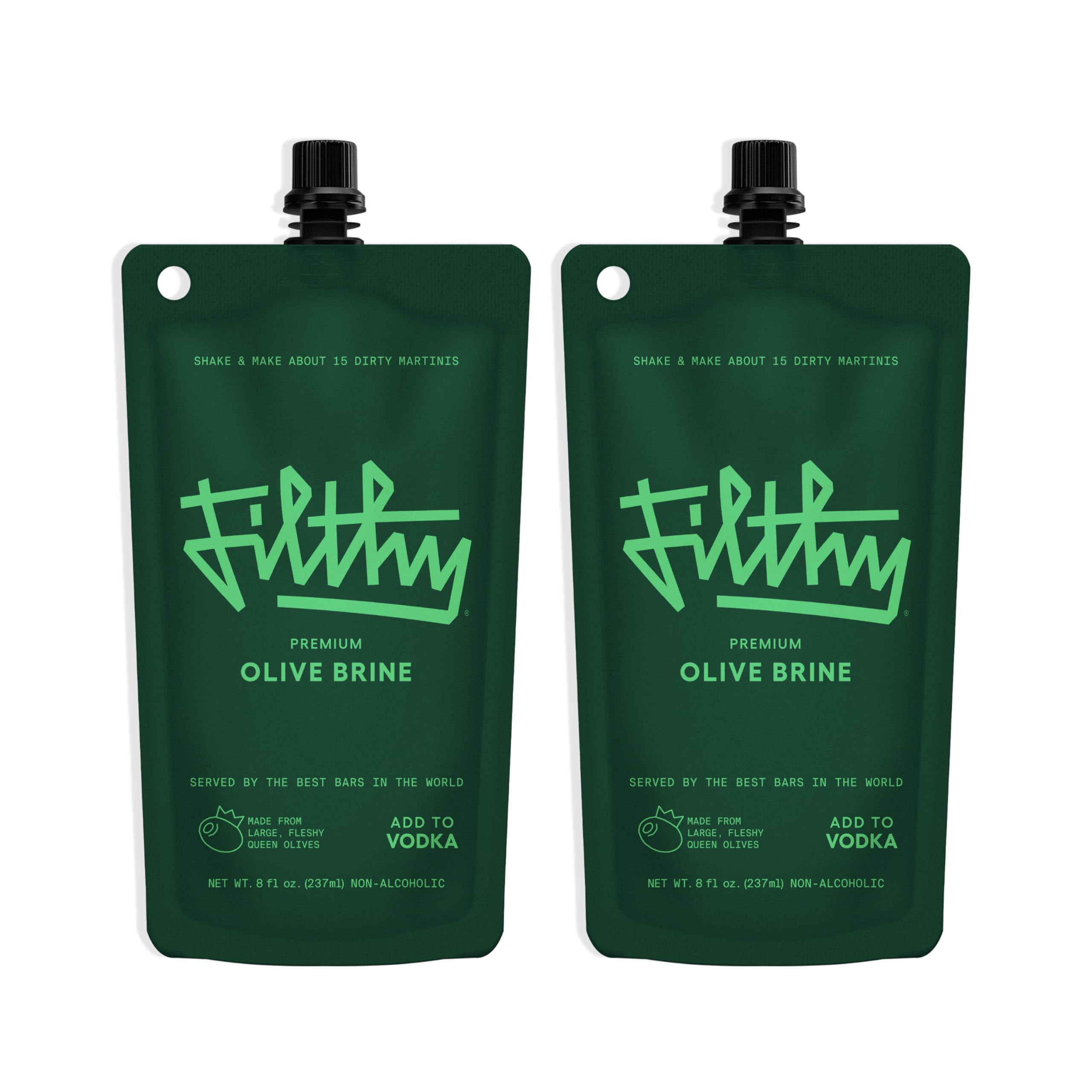 Filthy Olive Brine, Premium Cocktail Mixer, SMRFiltered for Dirty ...