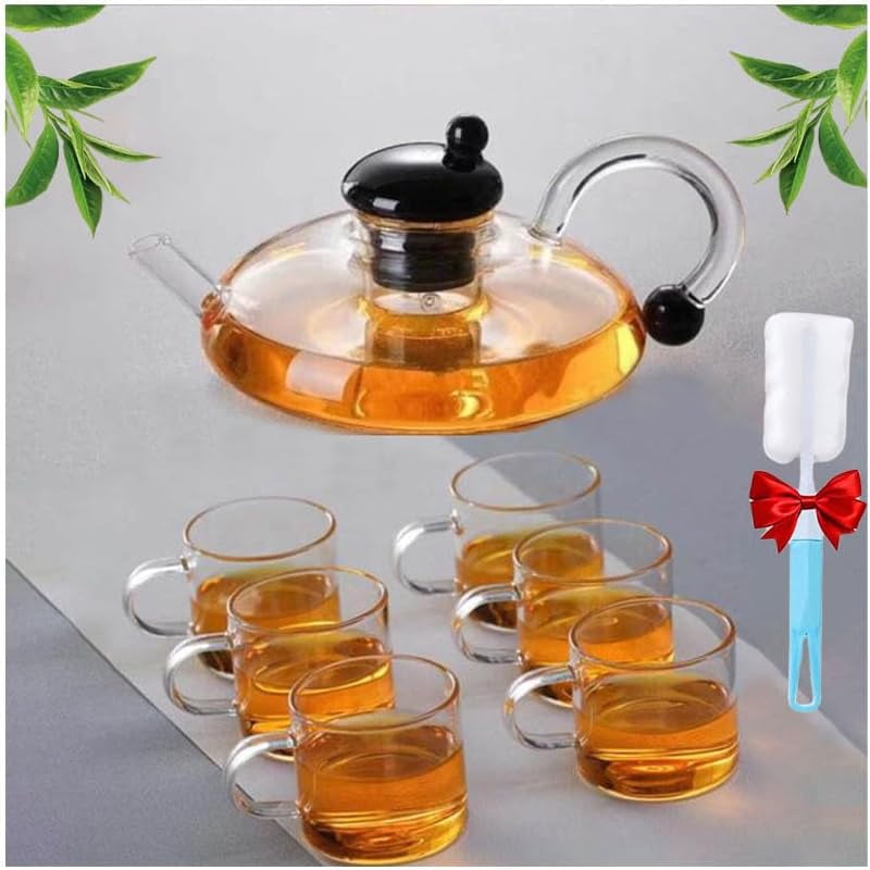 Filtration Tea pot Set, 2025 New Upgrade 20oz Filtration Teapot Set ...