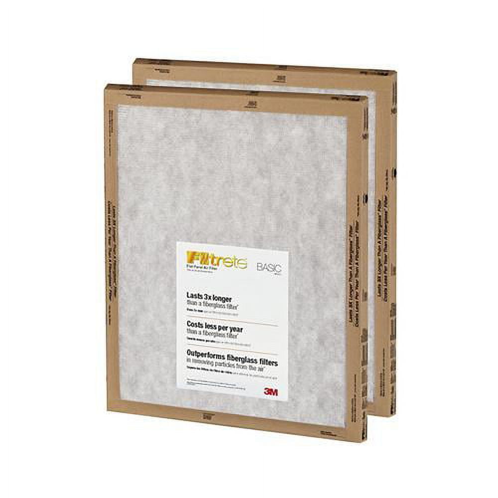 Filtrete 14x25x1 Basic Filter FPL04-2PK-24 Pack of 24 - Walmart.com