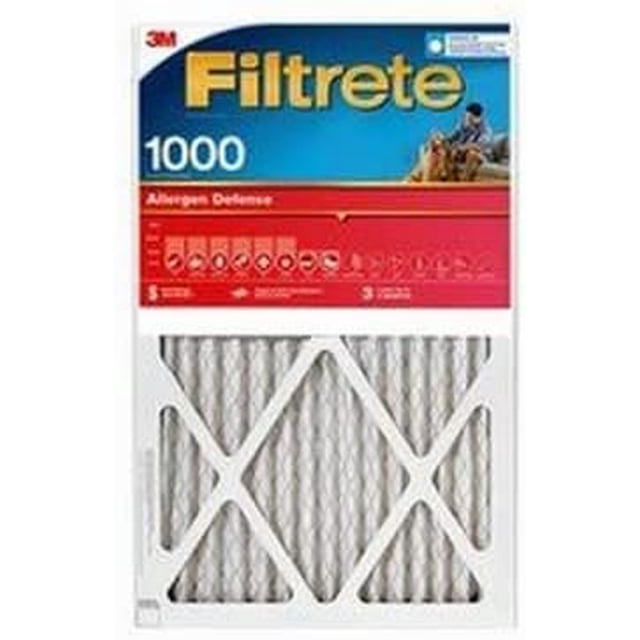Filtrete 9801-4 16x25 x 1 In. Micro Allergen Defense Pleated Furnace ...