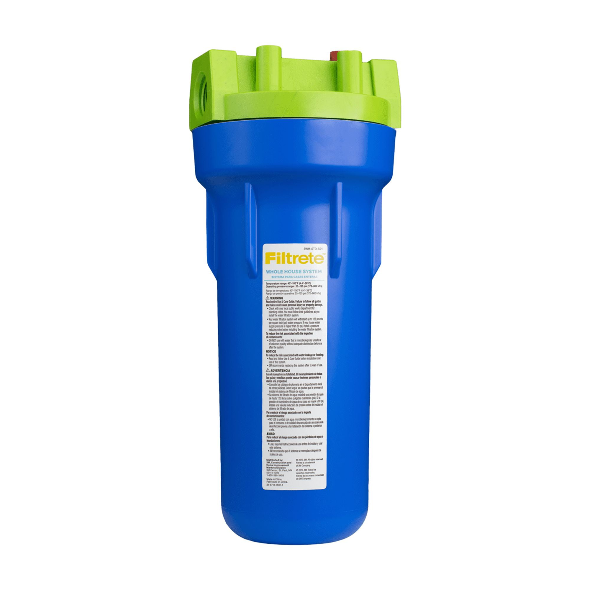Filtrete Standard Capacity Whole House Water Filtration System, 3WH-STD ...